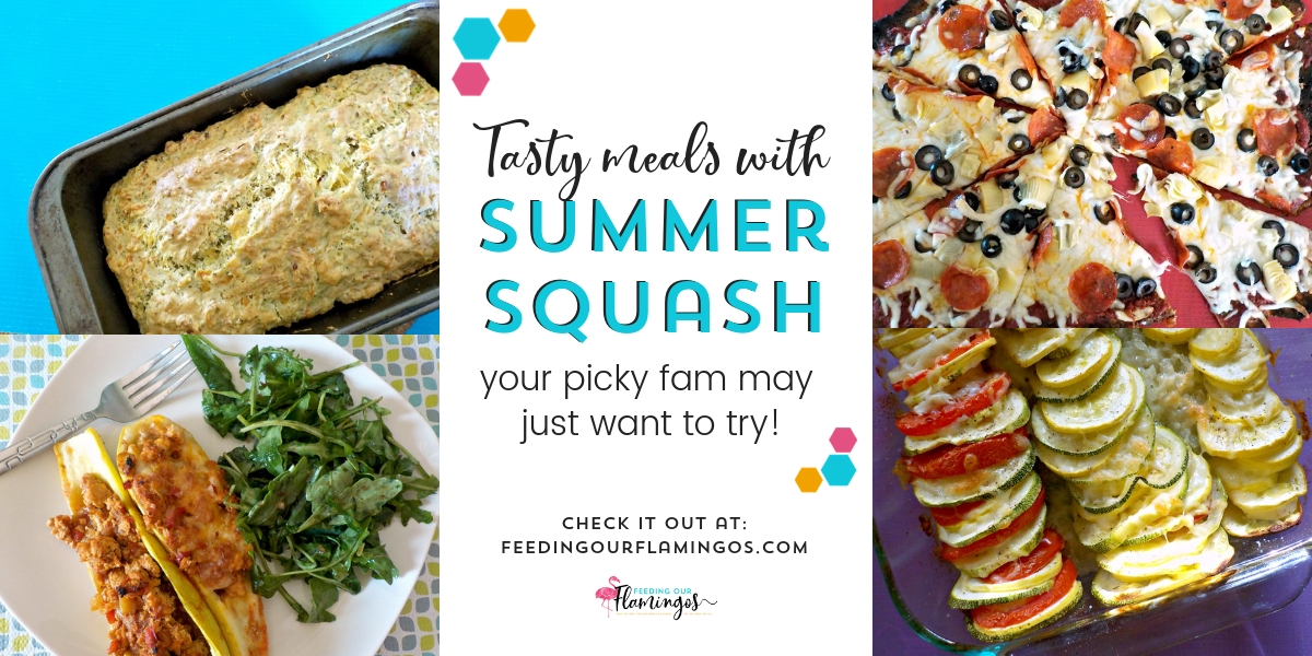 Monthly Produce Challenge Update #8: Summer Squash | Feeding Our Flamingos